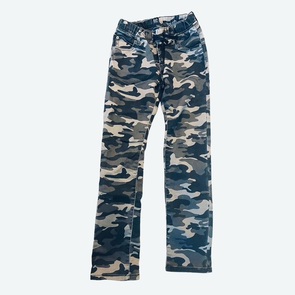 GAP | Bottoms | Gap Kids Grey Army Fatigues Boys Large | Poshmark